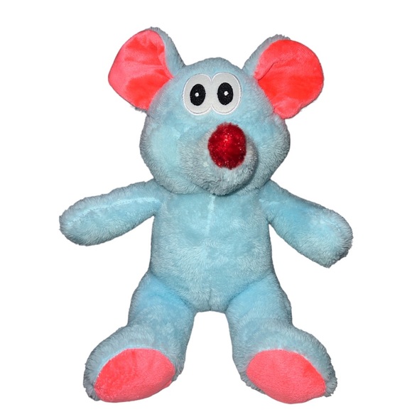 Kellytoy | Toys | Mouse Rat Rodent Plush Blue Hot Pink Neon Sugar Loaf ...
